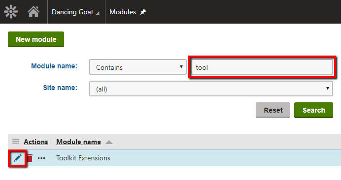 Go To Modules Application Toolkit For Kentico Extensions To Make Working With Kentico Easier 6554